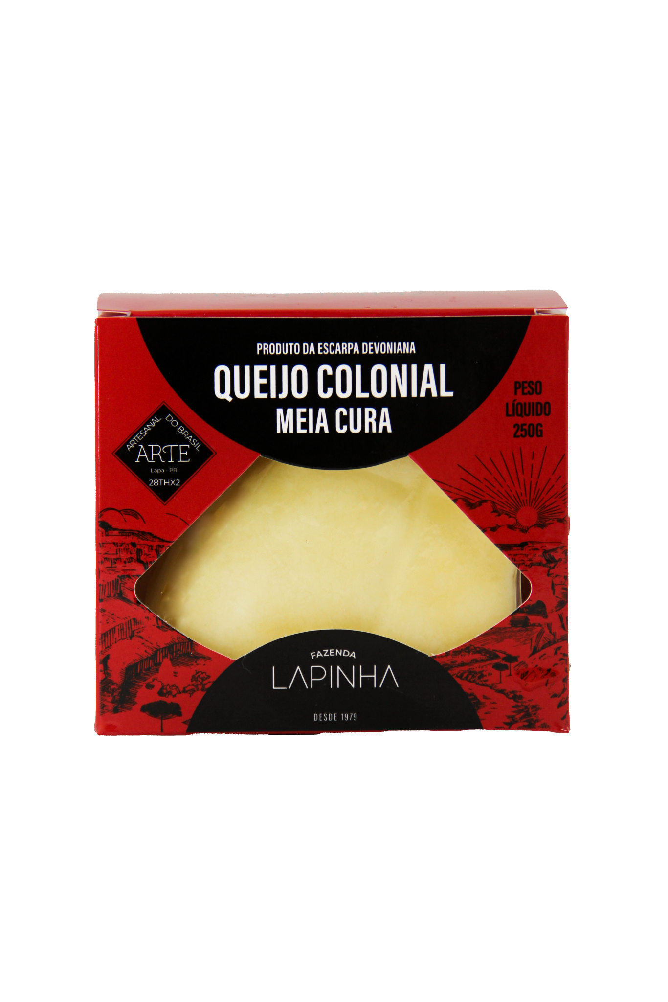 Queijo Colonial Meia Cura 250g Fazenda Lapinha (Convencional) - Fazenda ...